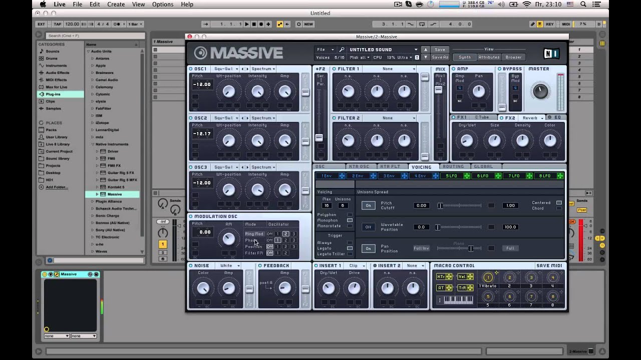 Neurofunk Square reese bass - [Ableton live 9] - YouTube