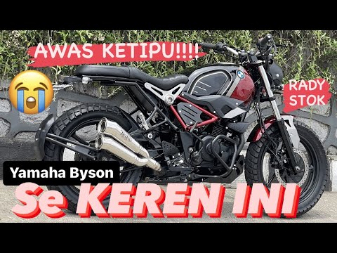 YAMAHA BYSON DISULAP JADI BMWR9T CUSTOM MODIFIKASI @icuscustom3134 ...