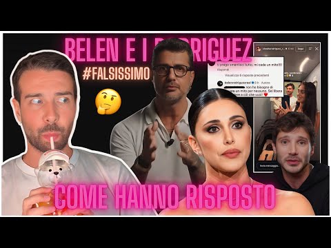 ECCO COME HANNO REAGITO BELEN E GLI ALTRI ALLE RIVELAZIONI DI FABRIZIO CORONA IN FALSISSIMO 🥤