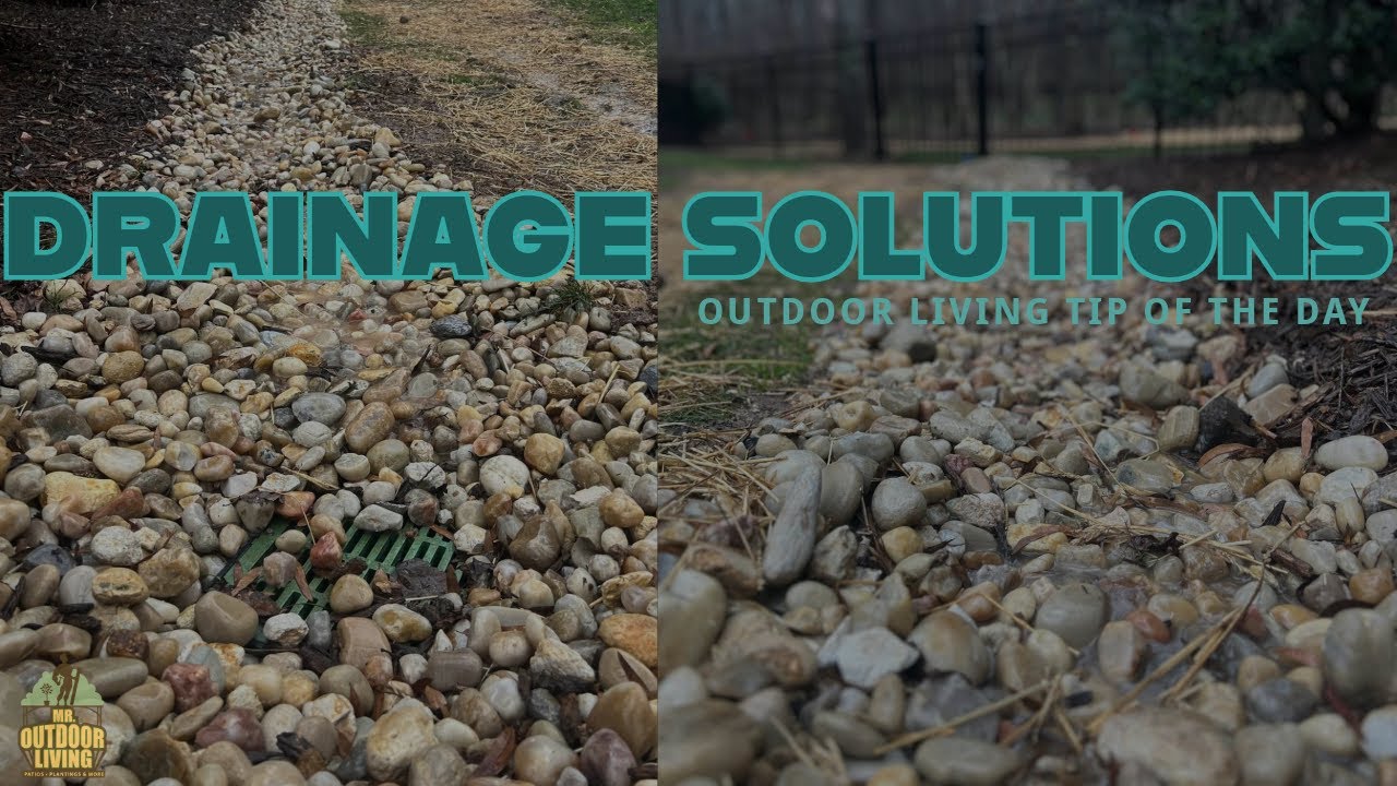 Drainage Solutions - Outdoor Living Tip of the Day - YouTube