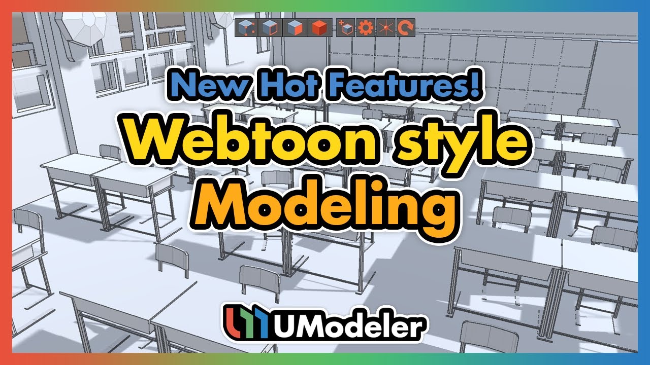 3D Modeling in Unity - UModeler Hot New Features : Webtoon style ...
