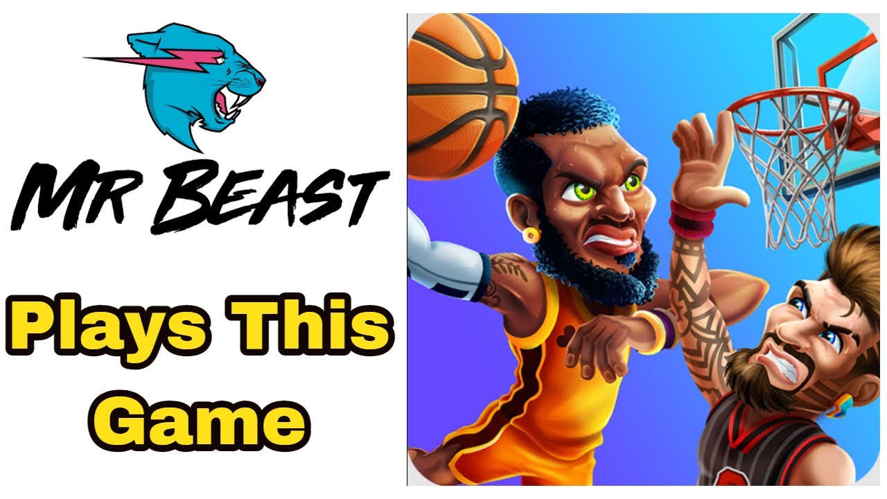 MrBeast Advertise Basketball Arena Game In His Video | Basketball Arena ...