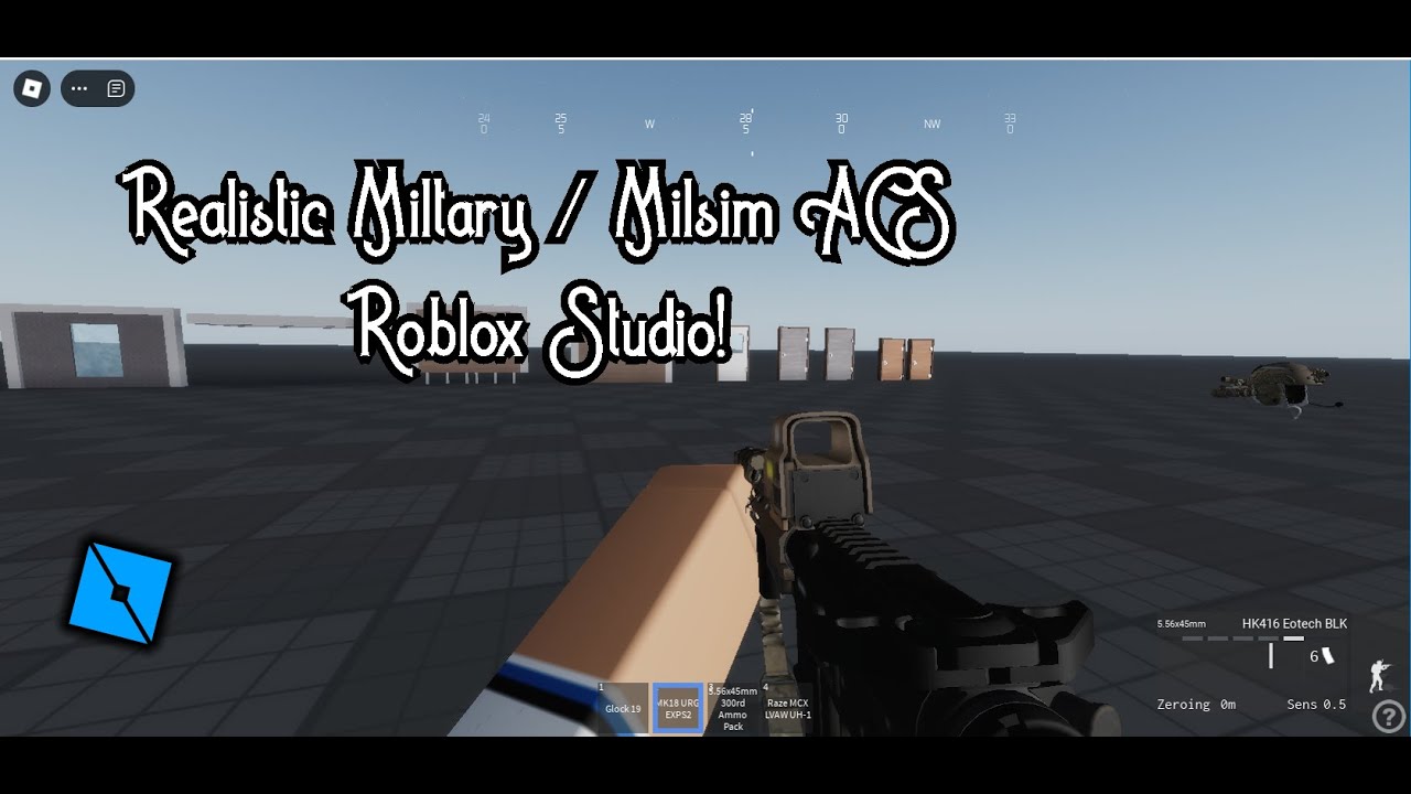 [FREE] REALISTIC MILITARY/MILSIM ACS ROBLOX STUDIO - YouTube