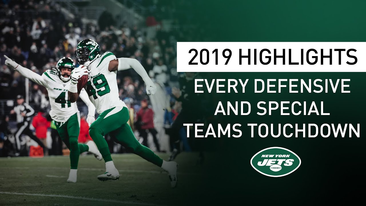 Every Defensive And Special Teams Touchdown In 2019 | New York Jets ...