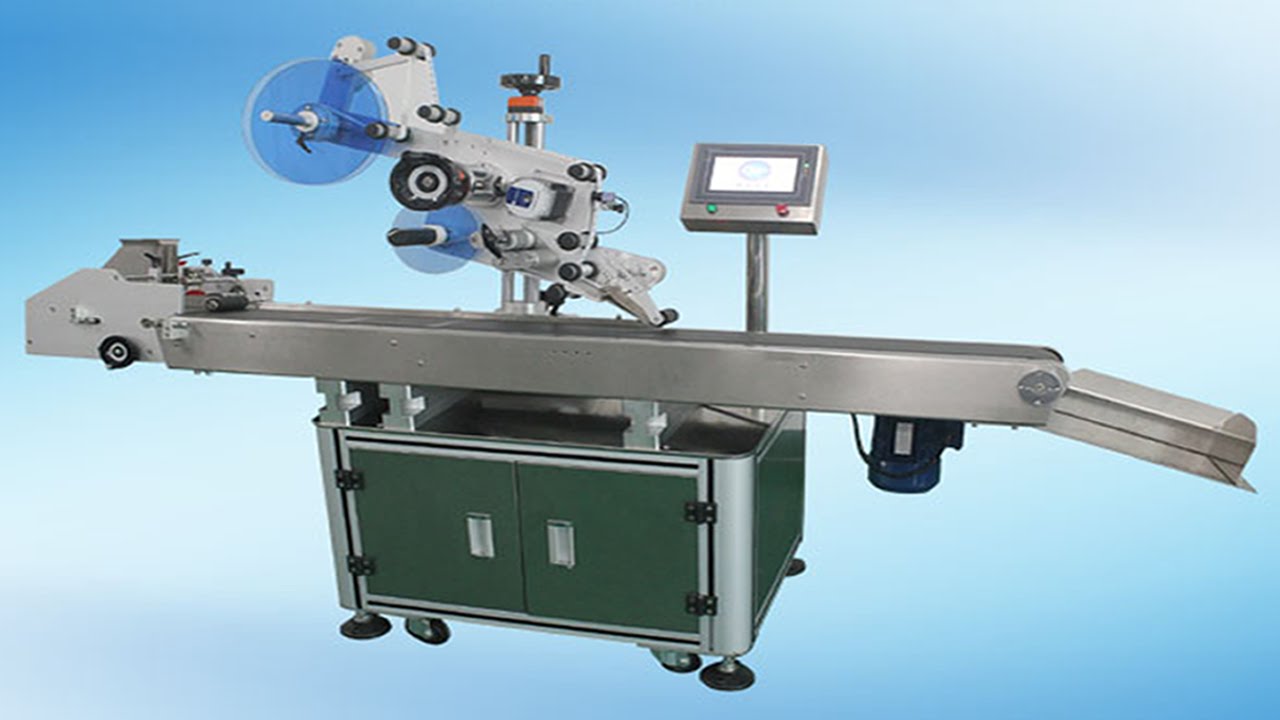 flat surface labeling machine automatic plane cards DVD tarjetas ...