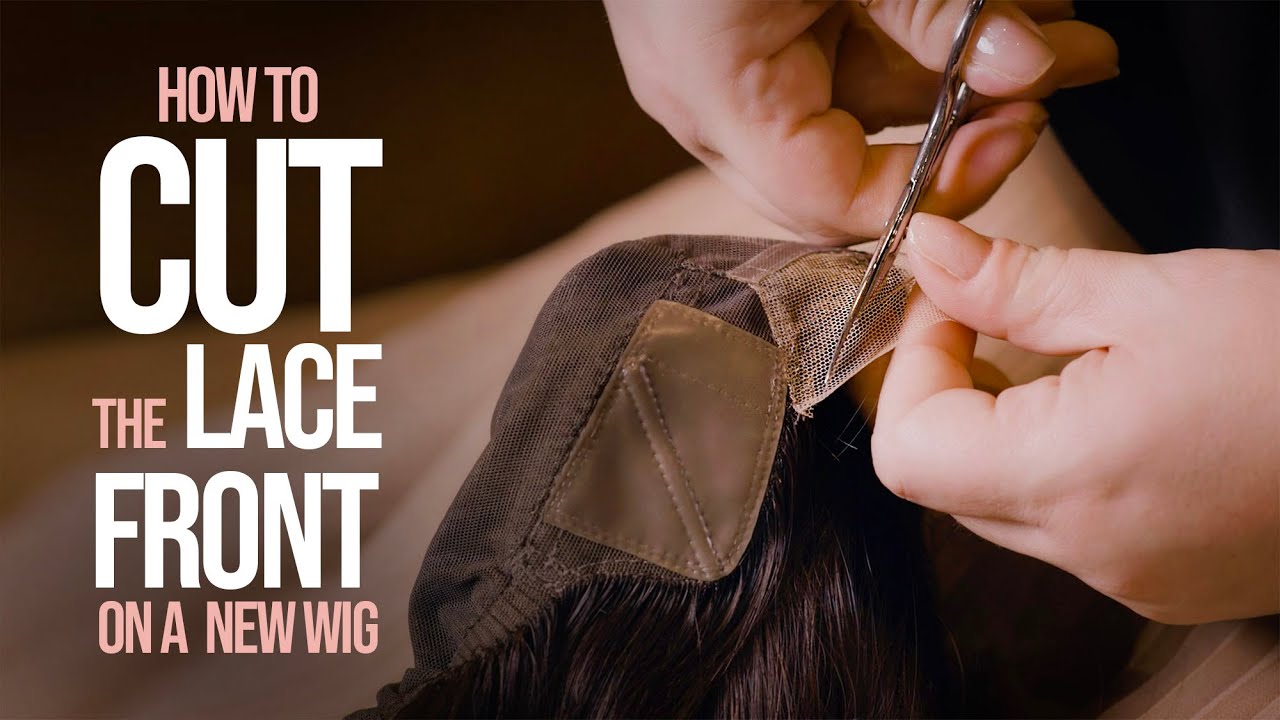 How to Cut the Lace Front on a New Wig - YouTube