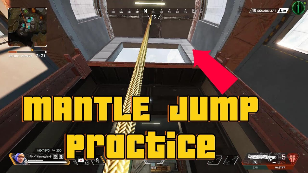 Practicing Mantle Jumps in Construction and Streamer Building - YouTube