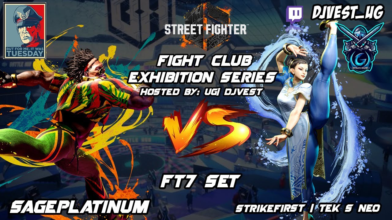 SF6 Fight Club Exhibition Series - SagePlatinum VS StrikeFirst | Tek S ...
