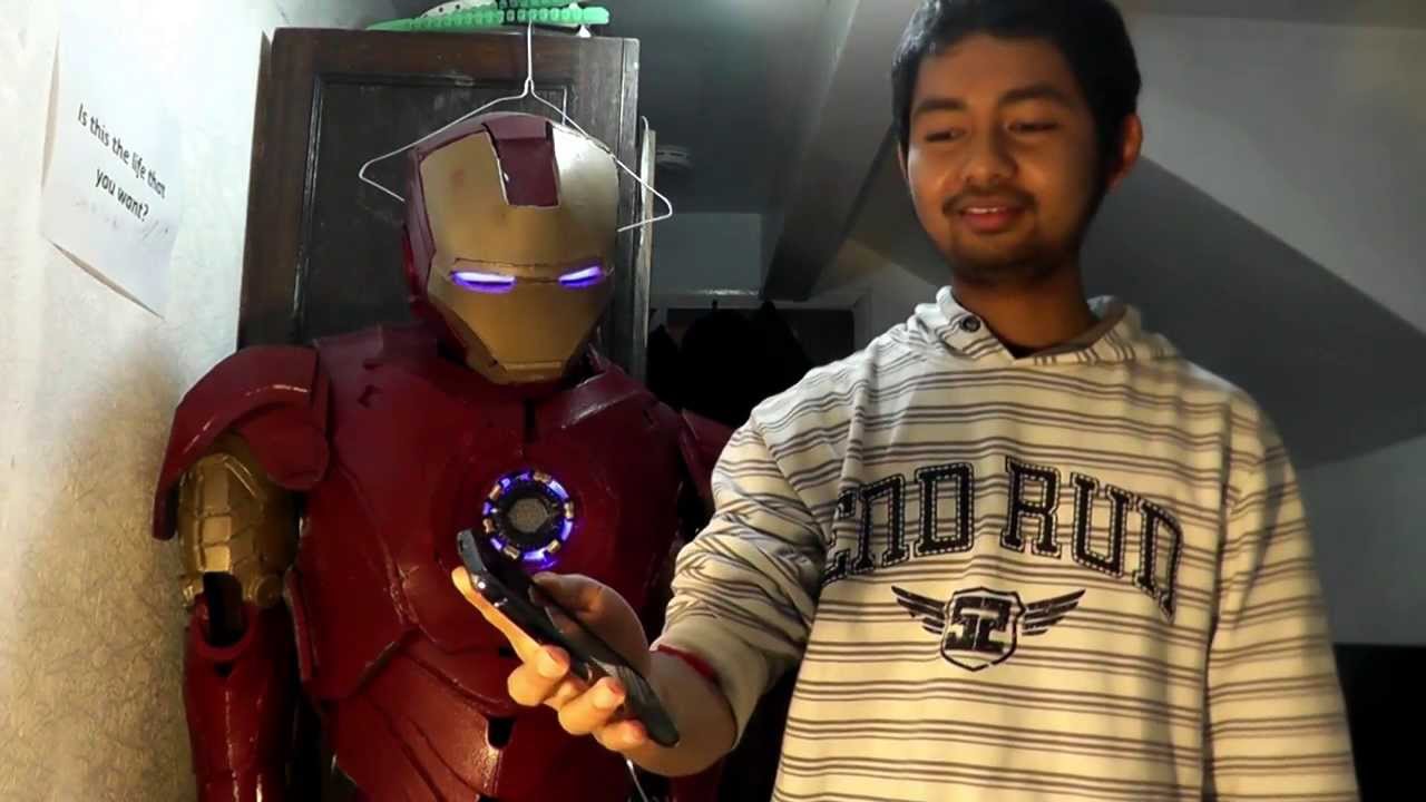 Ironman + Jarvis Home Made - YouTube