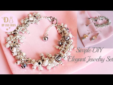 DIY Elegant Jewelry | Easy To Make | Simple Material Yet Luxury Design ...