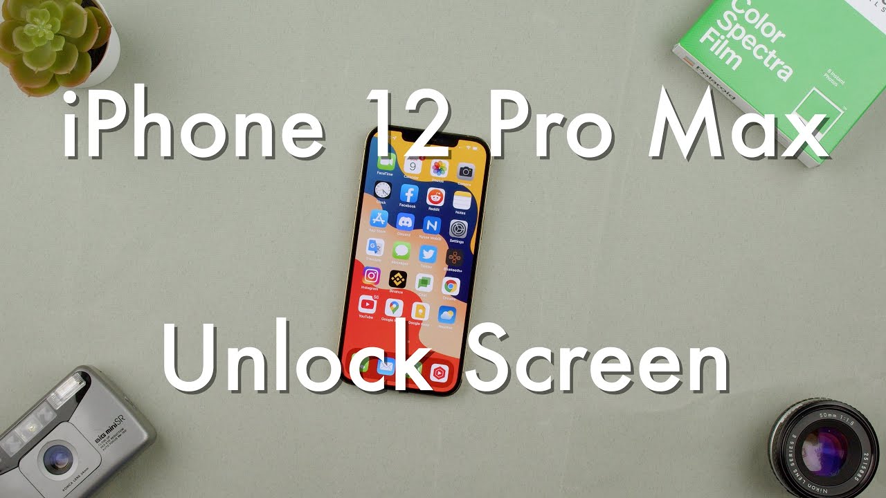 How to Unlock Screen on the iPhone 12 Pro Max || Apple iPhone 12 Pro ...