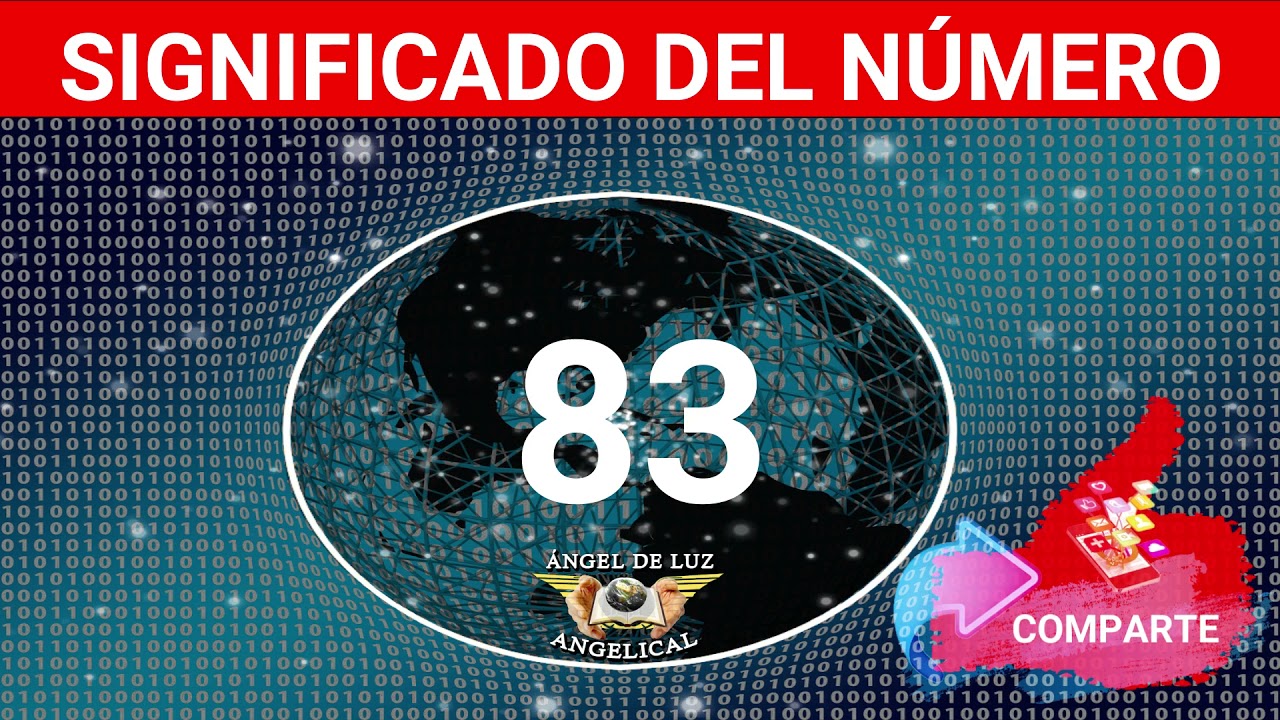 NUMEROLOGÍA🤍Significado del número 83 Numero 83 en lo espiritual🙏numero ...