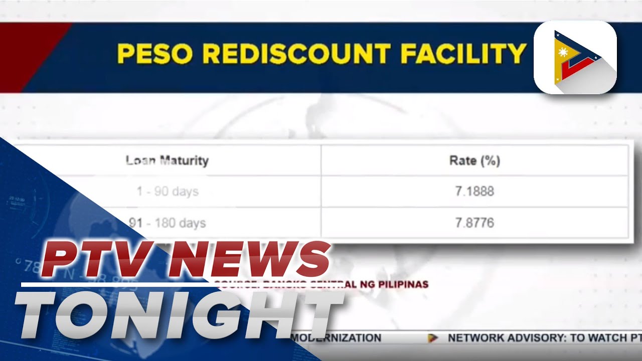 BSP announces new rediscount rates effective Jan. 23 - YouTube