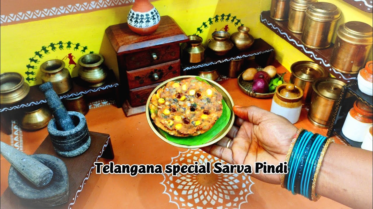 Telangana Special Sarva Pindi|Crispy Sarva Pindi|Rice Flour Pancake ...