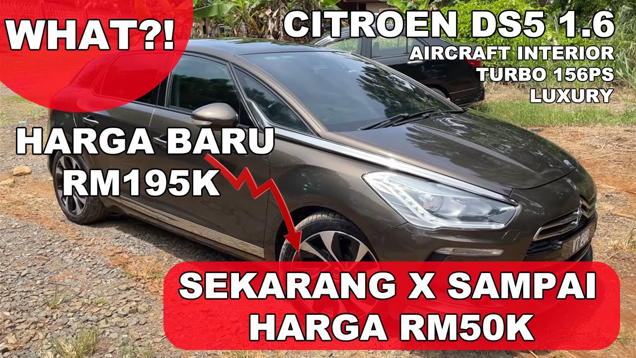 2014 Citroen DS5 1.6 (A) THP156 | Prestige Luxury | Car Malaysia 2023 ...