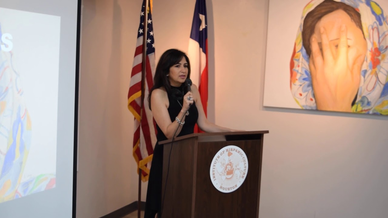 Angela Corzo, artista colombiana, conversa torio - YouTube