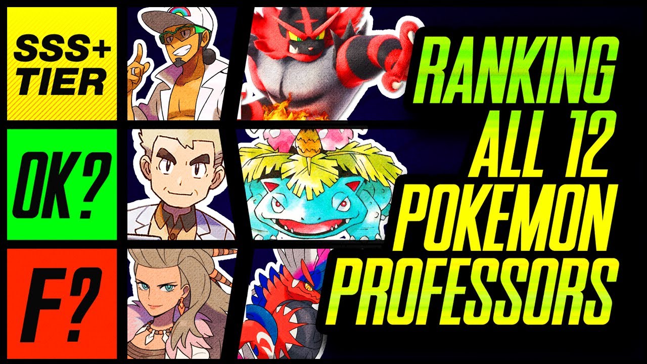 I Ranked ALL 12 Pokemon Professors | Mr1upz - YouTube