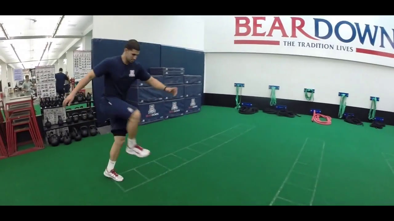 Agility Ladder Drills; Lateral Skip & Crossover Outside Exercise ...