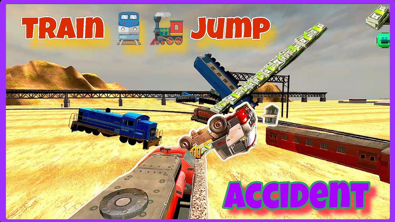 Train Accident Train Today Game 🚊 Beamng Trains VS Cars 🚉 Train Jump 🚂 EP 2 @RoyalSofiqul - YouTube