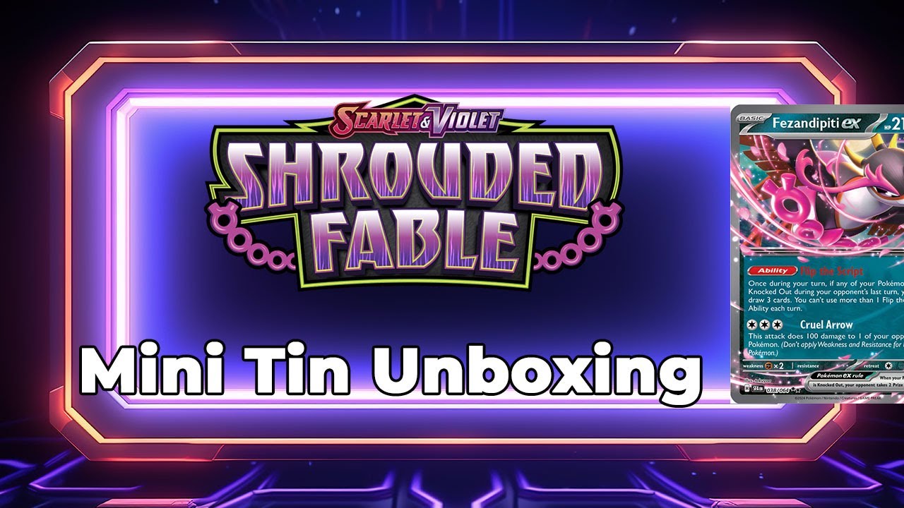 Shrouded Fable Mini Tin Opening – Big Pulls in a Small Package! - YouTube