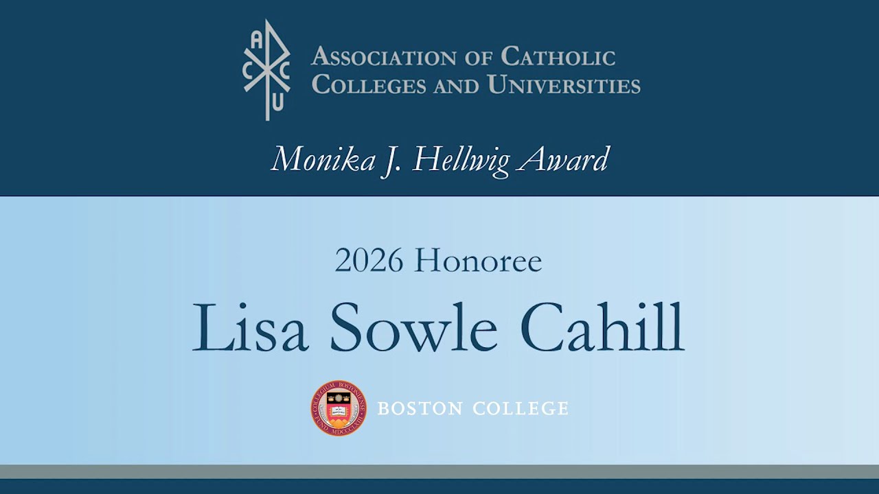 2026 Honoree Lisa Sowle Cahill - Monika K. Hellwig Award Recipient ...