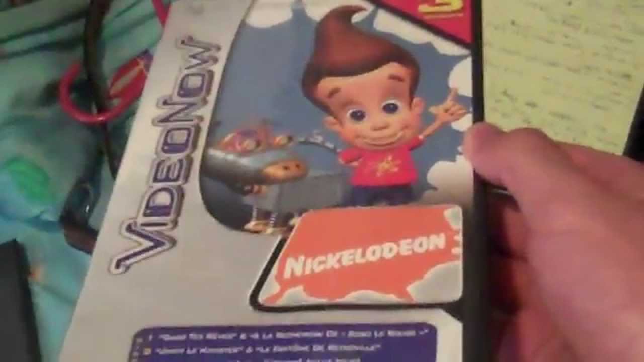 I FINALLY RECEVIED MY VIDEONOW 3 DISC PACK OF JIMMY NEUTRON FROM FRANCE ...