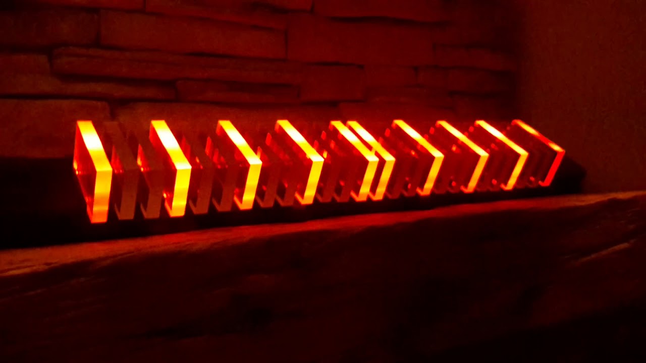 Ardiuno Perspex Neopixel Sound Activated Light Bar 2 - YouTube