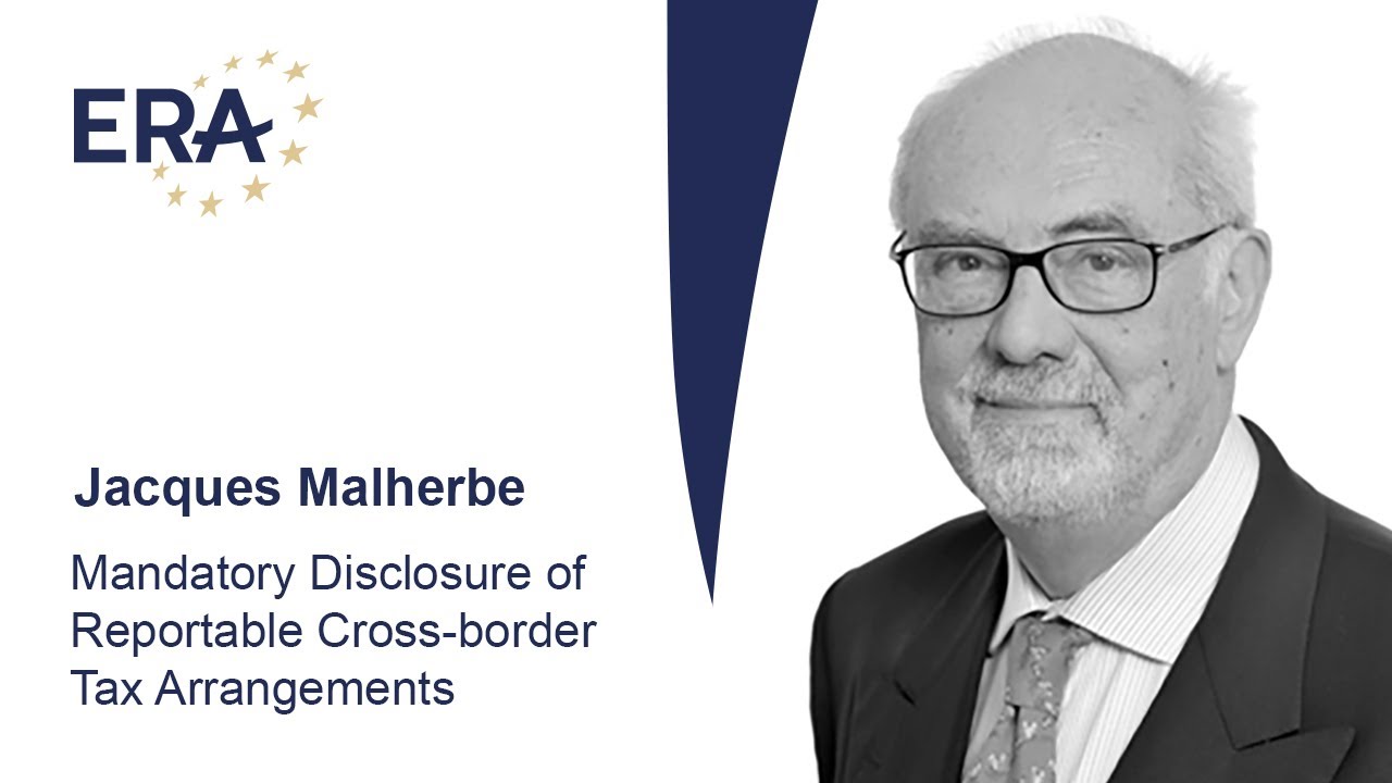 Mandatory Disclosure of Reportable Cross-border Tax Arrangements - YouTube