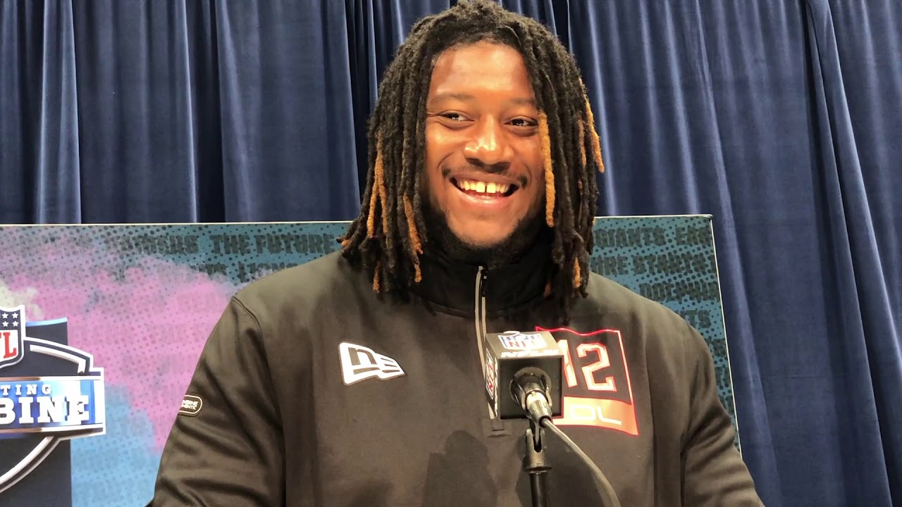 DaVon Hamilton at NFL Scouting Combine - YouTube