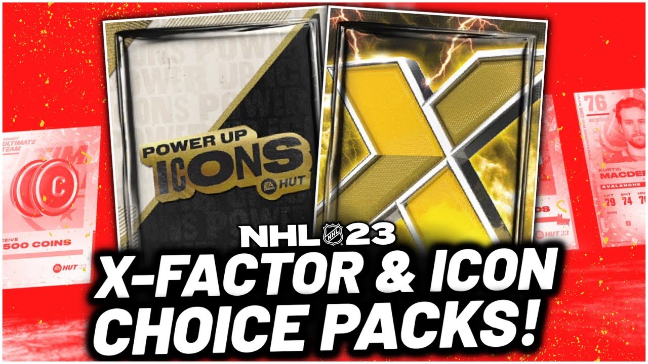 ICON AND X-FACTOR CHOICE PACK OPENING! | NHL 23 - YouTube