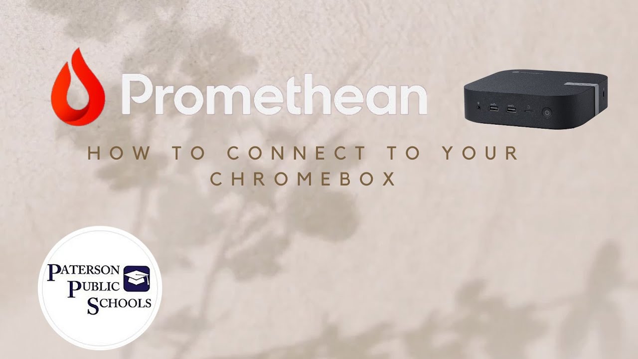 How to connect your Chromebox to the Promethean Board - YouTube