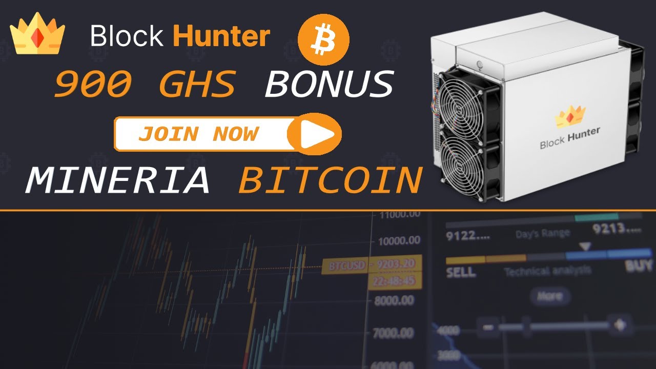 BLOCK HUNTER NUEVA MINERIA DE BITCOIN - BONO 900 GHS - REVIEW COMPLETA ...
