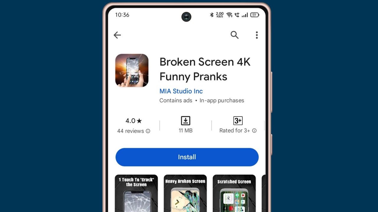 Broken Screen 4K Funny Prank App Kaise Use Kare || How To Use Broken ...