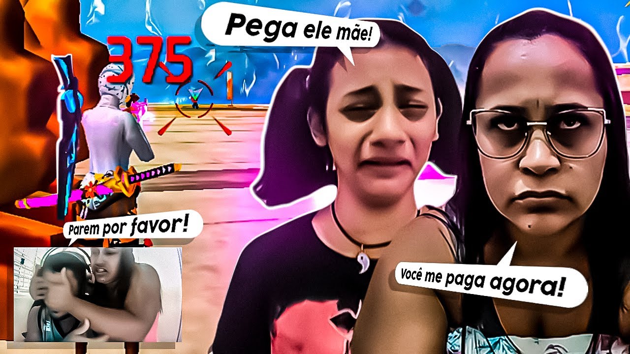 Minha MÃe Tentou Me Trollar Junto Com Minha IrmÃ No X1 E O Inesperado