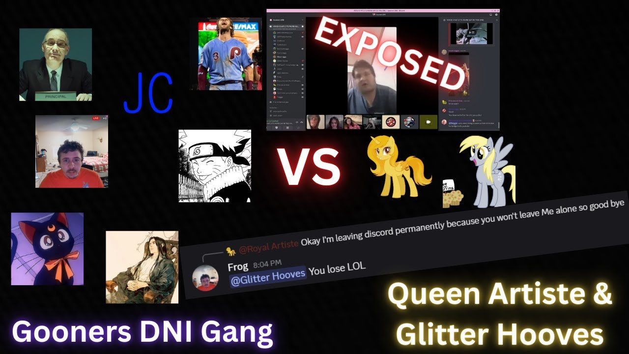 Gooners DNI Gang VS Queen Artiste & Glitter Hooves VC Call - YouTube