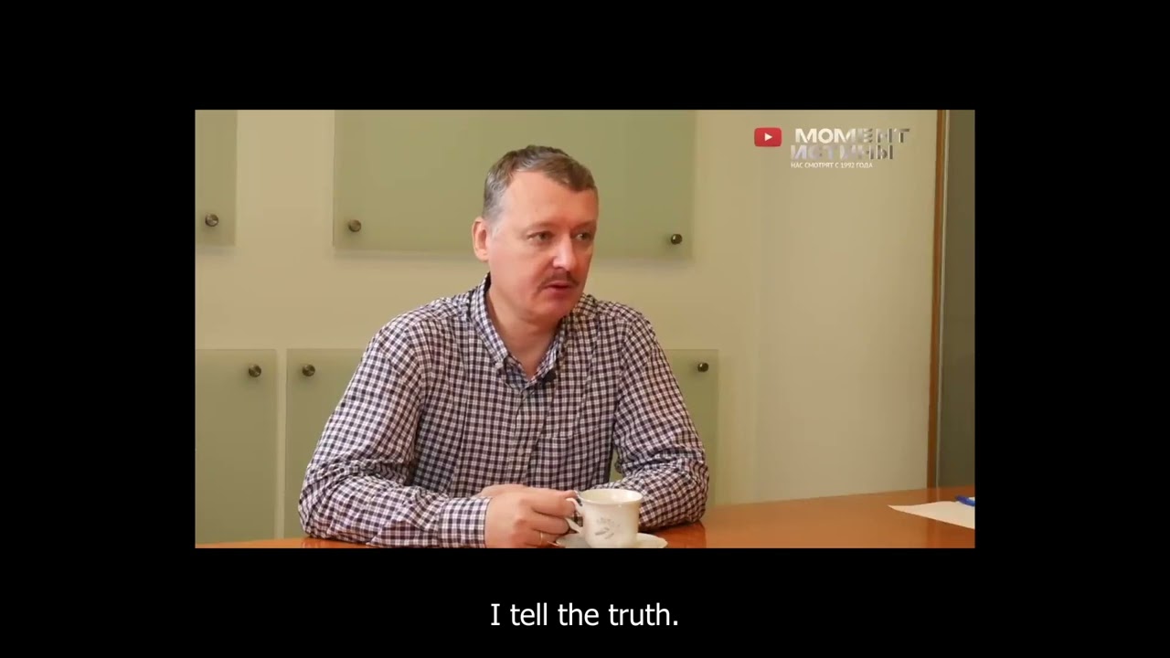 russian FSB colonel Girkin-Strelkov explains who pulled the trigger of ...
