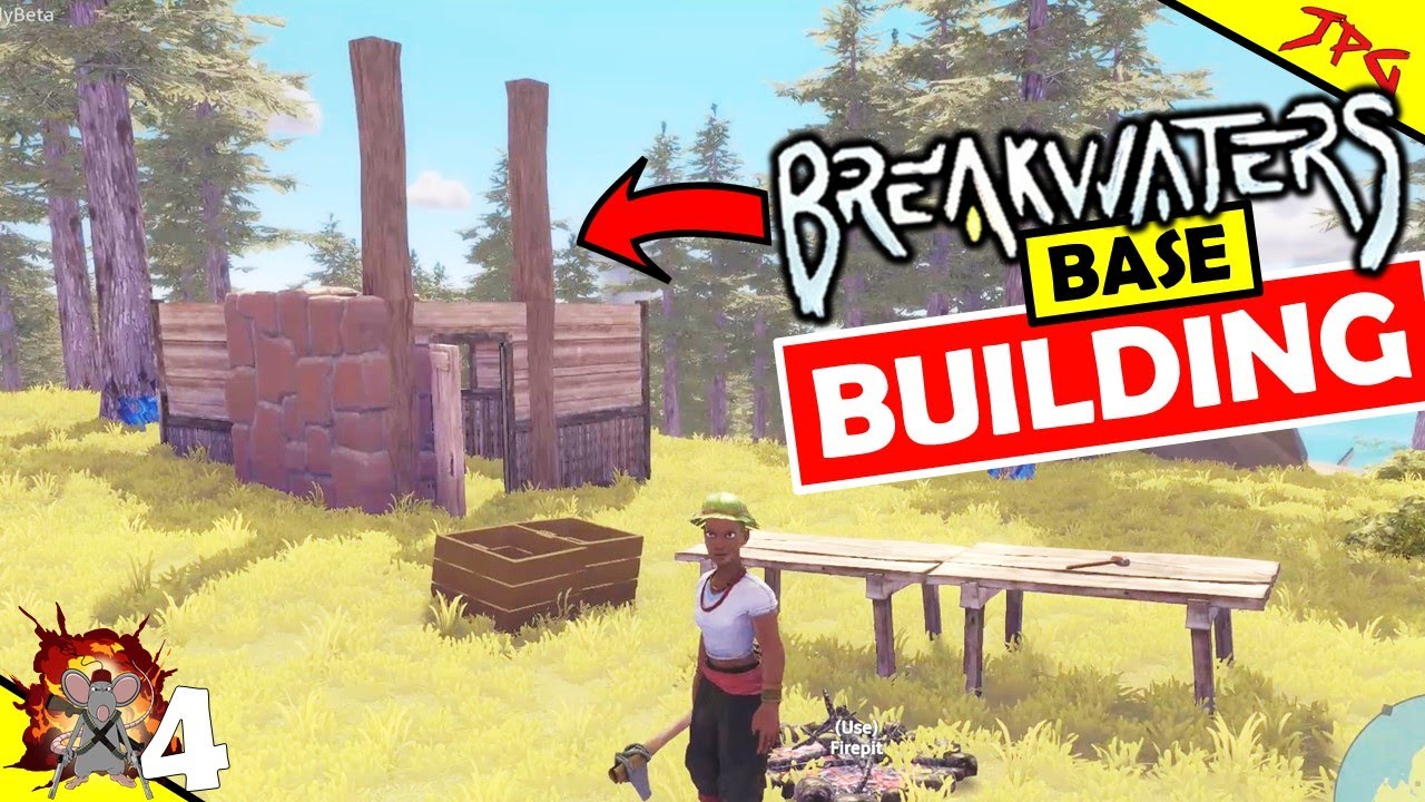 BREAKWATERS Base Building And Bandages - Beta Gameplay #4 - YouTube