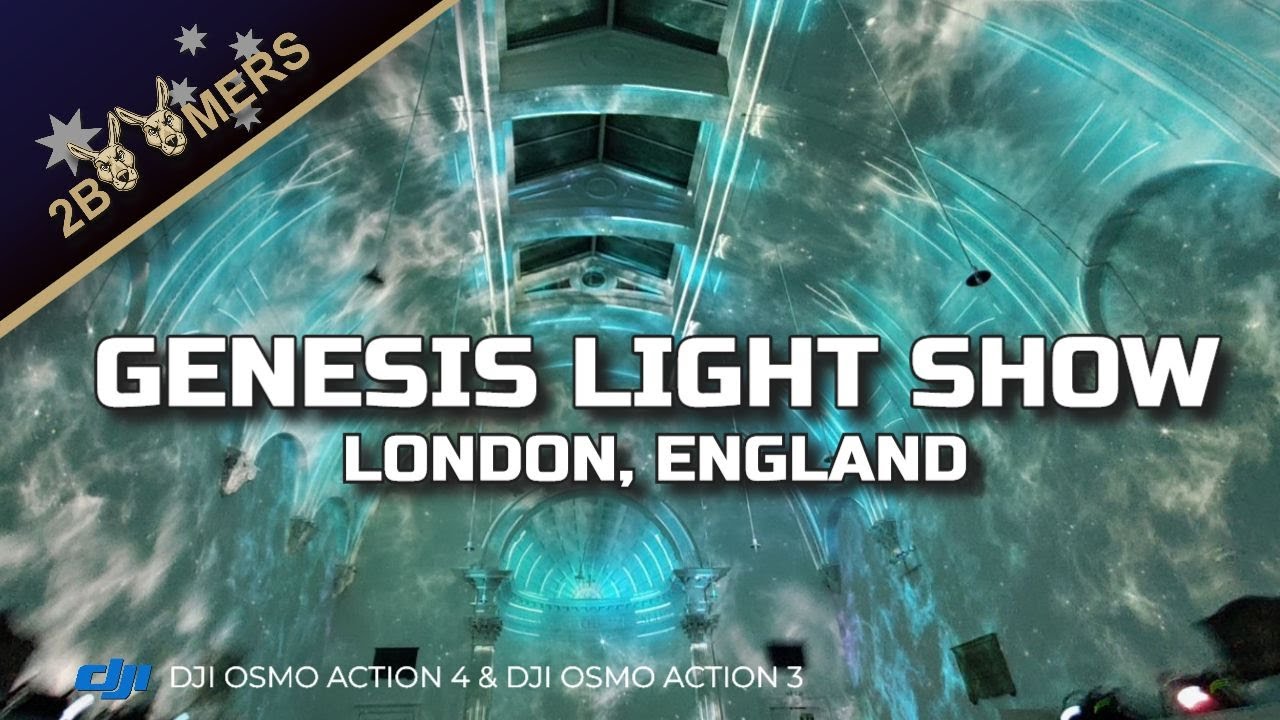 GENESIS LIGHT SHOW THE SWISS CHURCH LONDON AUGUST 2023 - YouTube