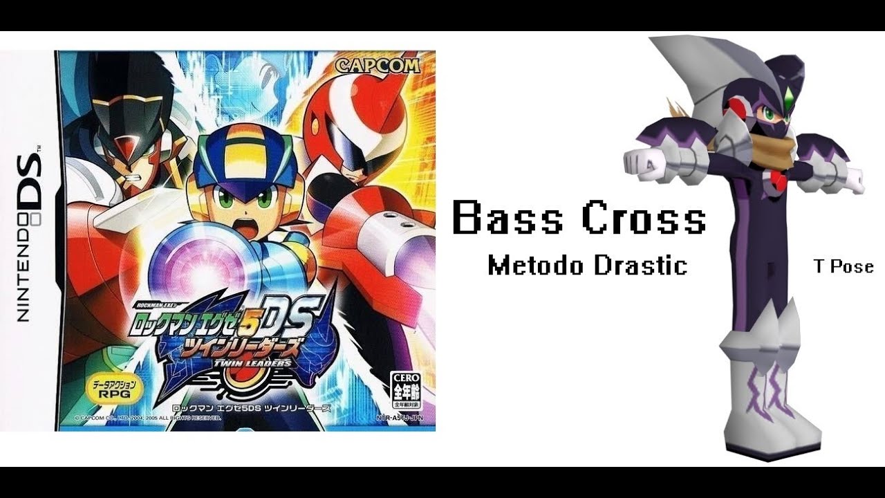 Megaman BN5 DS - Bass Cross Drastic Tutorial - YouTube