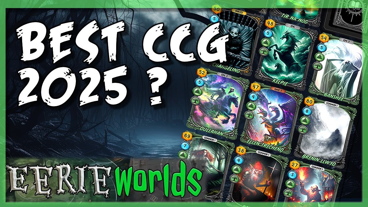 Best CCG Card Collecting game 2025 - Eerie Worlds - YouTube