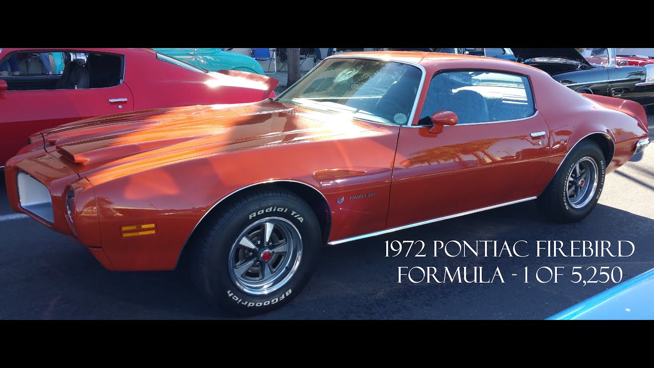 1972 Pontiac Firebird Formula Sundance Orange - Featured Car of the Day ...