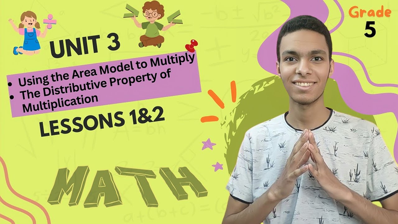 Math⚡Grade 5⚡Unit 3 | Lessons 1-2 | Using Area Model - Distributive ...