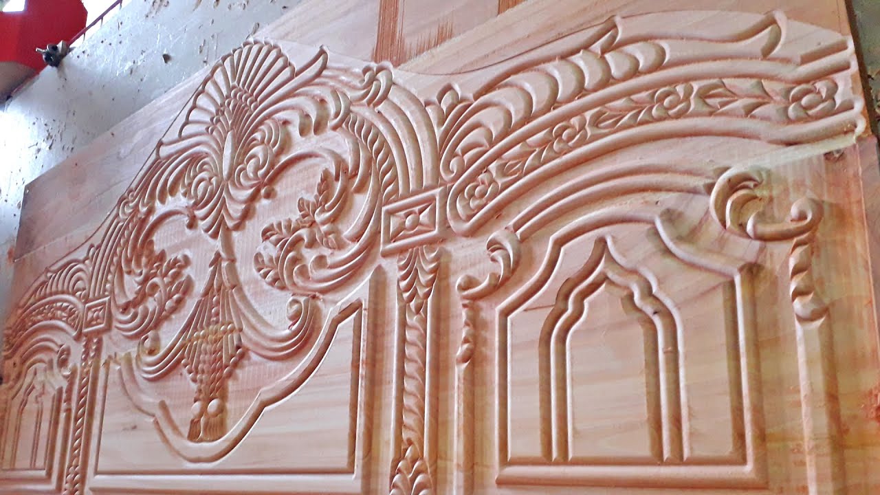 Most Amazing Modern Wooden Bed Design by Automated CNC Router Machine ...