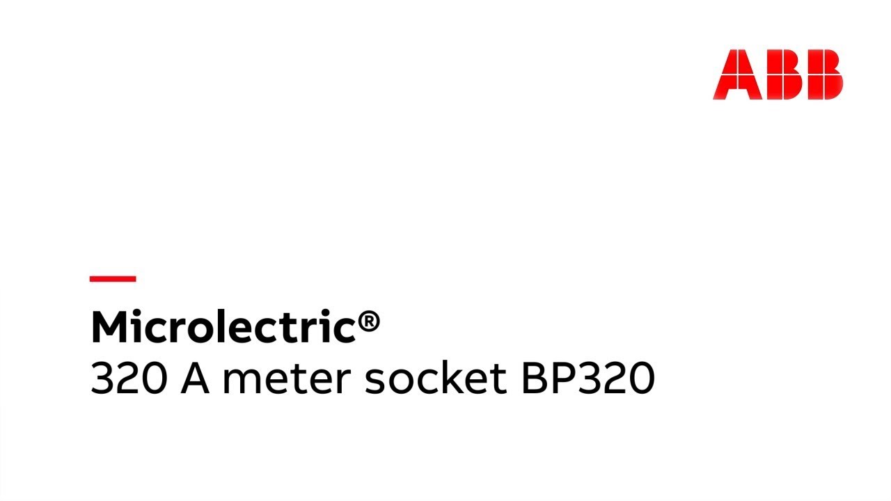 Microlectric BP320 Series – 320 A self-contained meter sockets - YouTube