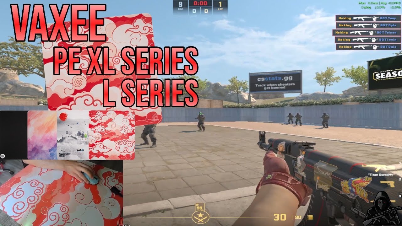 VAXEE PE XL & L Series on CS2 (Great Mousepad for FPS) - YouTube