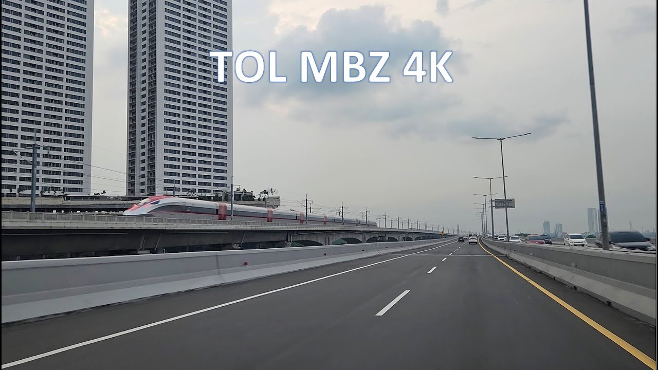 TOL MBZ 4K Driving Around full Jalan Tol Layang Sheikh Mohammed bin ...