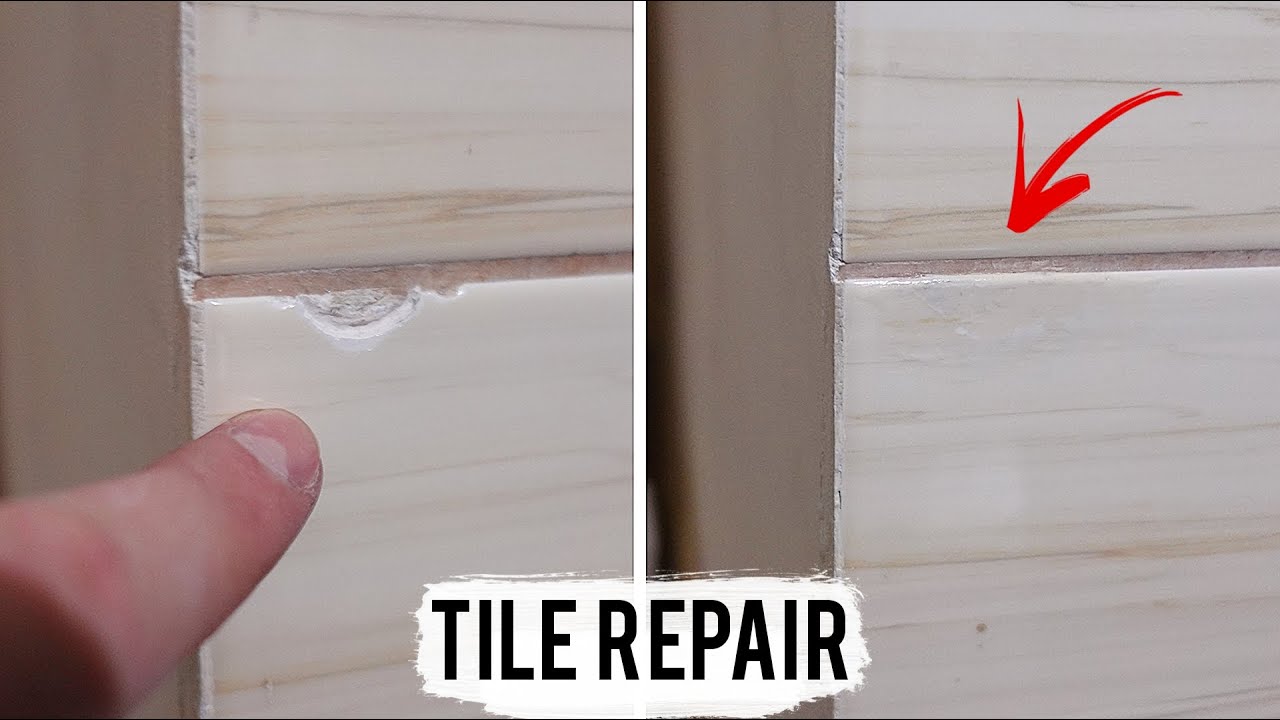 Сhipped Tiles are Not a Problem | Ceramic Tile Fix - YouTube