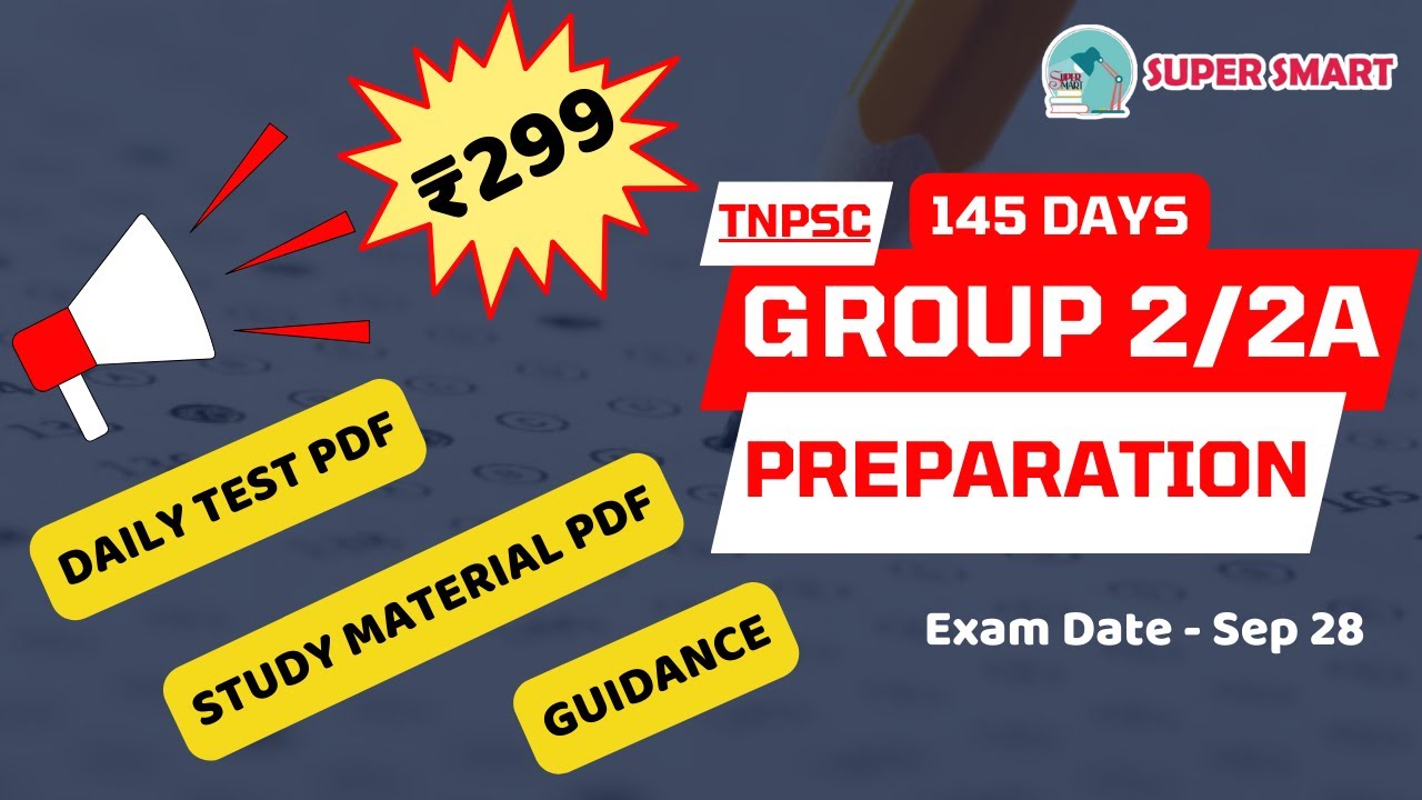 145 days TNPSC Group 2/2a Preparation Plan | Study & Test Plan | Study ...