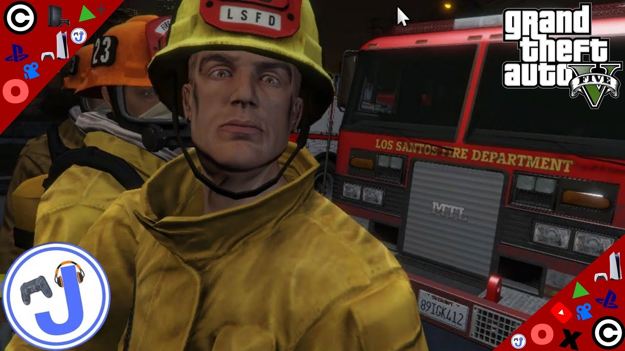 JE DEVIENT POMPIER (RP) SAPEURS-POMPIERS MOD - GTA 5 FIREFIGHTER MOD ...