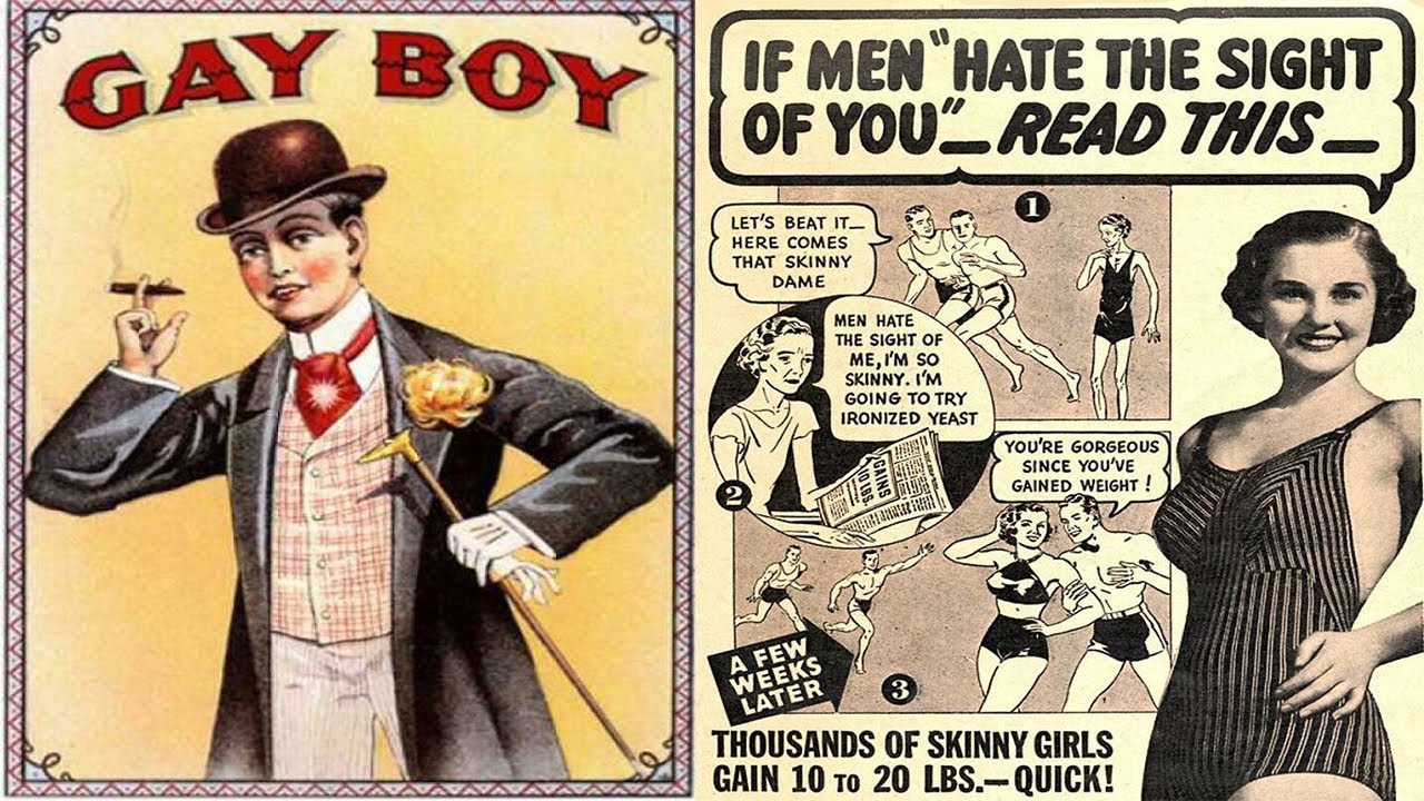 25 Old and Weird Advertising Photos You've Never Seen Before - YouTube